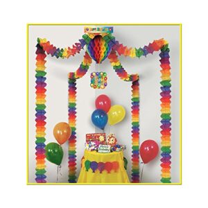 beistle birthday party canopy decorating kit