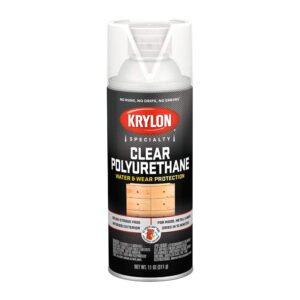 krylon clear aerosol polyurethane coating, 11 oz, gloss finish