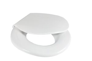 big john products 2445646-1w closed front with cover oversize toilet seat, white