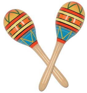 beistle fiesta fun party maracas 8 inches