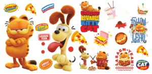 the garfield movie wall decals, rmk5355scs