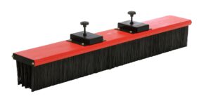 vestil vswp-60 fork truck mounted brush sweeper, 60" width, 12" height, 9" depth