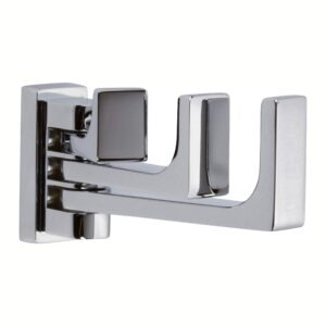 ginger 3011t/pc frame, polished chrome, triple pivoting robe hook