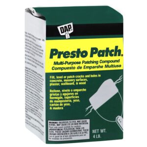 dap 58505 presto patch multi purpose patching compound, 4-pound