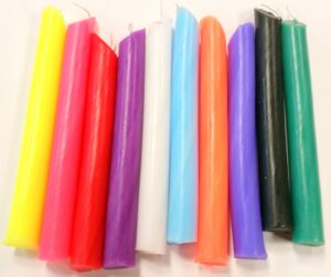 amazing colorful drip candles~ variety 24 pack ~ great value