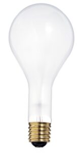 satco s4962 130-volt 300-watt ps35 mogul base light bulb, frosted