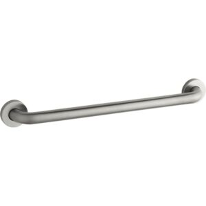 kohler k-14561-bs contemporary 18 inch bathroom grab bar brushed stainless steel