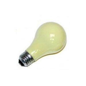 ledvance a19 incandescent, 100w yellow bug light, 120v, 2 pack