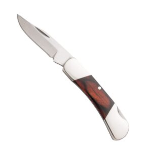 bear & son cutlery small pocket knife, 3-inch gentleman's knife, rosewood handle, high carbon 2-1/8 inch blade (226r)