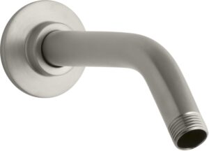 kohler k-7397-bn showerarm and flange, 7-1/2-inch long, vibrant brushed nickel