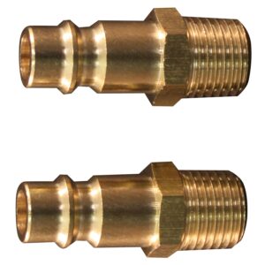 milton s-760 1/4" mnpt v style high flow plug - 2 count (pack of 1)