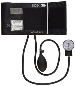 prestige medical basic adult aneroid sphygmomanometer