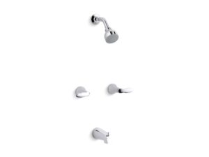 coralais® bath/shower trim set with lever handles, valve not included