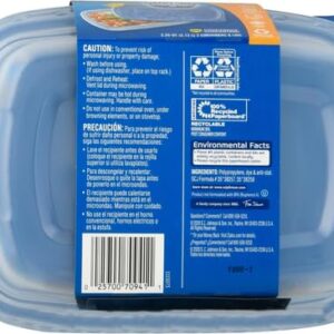 Ziploc Container with One Press Seal, Large Rectangle, 2 ct