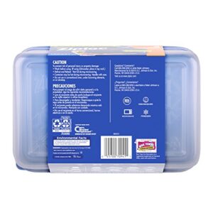 Ziploc Container with One Press Seal, Large Rectangle, 2 ct