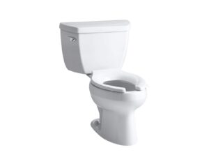 kohler 3505-0 wellworth classic two-piece elongated 1.6 gpf toilet, white