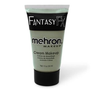 mehron makeup fantasy fx cream makeup | water based halloween makeup | zombie flesh face paint & body paint for adults 1 fl oz (30ml) (zombie flesh)