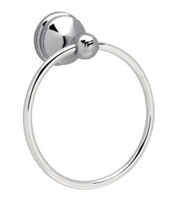 design house 532895 allante towel ring, polished chrome