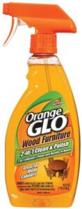 orange glo wood furniture 2-in-1 clean and polish spray, 16 ounce (pack of 2)