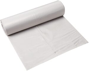 1-roll of 20’ x 100’ poly - america cf0420c husky clear 4-mil low density plastic sheeting