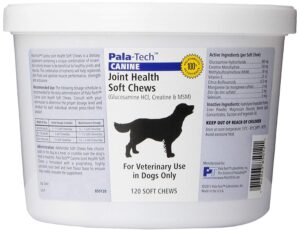 pala-tech 120-count canine joint soft chews