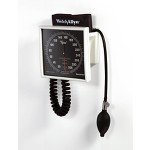 welch allyn 767 wall-mounted aneroid sphygmomanometer w/ durable two-piece adult cuff and bladder