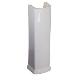 barclay c/3-390wh washington small column only, white