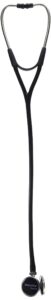 welch allyn 5079-321 harvey dlx stethoscopes, triple head, 28" black