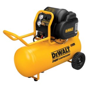 dewalt compressor, oil free, high pressure, low noise, horizontal, portable, 15-gallon, 1.6 hp, 225 psi (d55167)