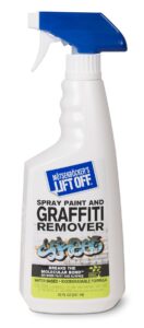 motsenbocker’s lift off 41101 22-ounce premium spray paint and graffiti remover works on multiple surface types concrete, vehicles, brick, fiberglass and more water-based,white