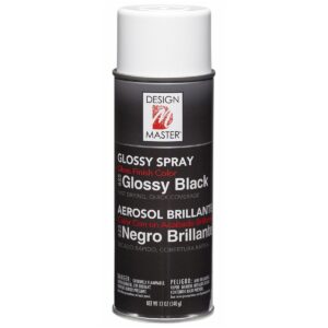 design master spray paint, 12 ounce (pack of 1), glossy black