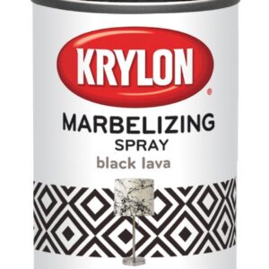 Krylon I00601 Marbelizing Spray Decorative Finishes, Black Lava, 4 Ounce Krylon I00601 Marbelizing Spray Decorative Finishes, Black Lava, 4 Ounce