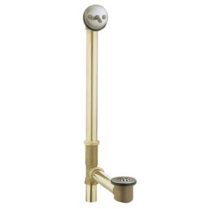 moen 90480bn collection trip lever bath waste for whirlpool tubs, brushed nickel, 2.75