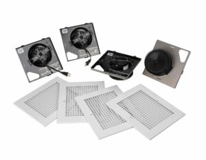 broan-nutone 80rdf bathroom exhaust fan finish pack with metal grille, ventilation fan, 2.5 sones, 80 cfm, white