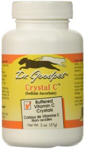 dr. goodpet crystal c - highest purity buffered vitamin c powder - supports immune system & overall health!