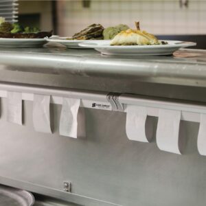 San Jamar Check Rack with Mounting Screw Pack for Kitchens and Restaurants, Stainless Steel, 36 Inches, Silver