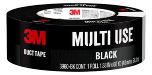 3m 3960-bk duct tape, 60 yards, black