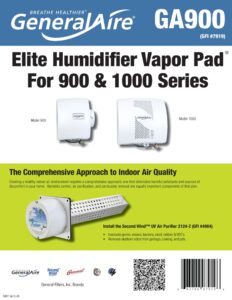 generalaire ga900 humidifier water filter for generalaire 900 & 1000 humidifiers - gfi #7919