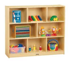 jonti-craft 0469jc mega mobile single storage unit shelf - kids classroom shelves