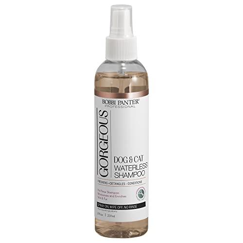 Bobbi Panter Gorgeous Dry Dog & Cat No-Rinse Shampoo Spray, 8oz, Pink