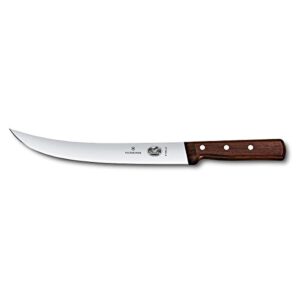 victorinox curved breaking knife, rosewood handle, multicolor