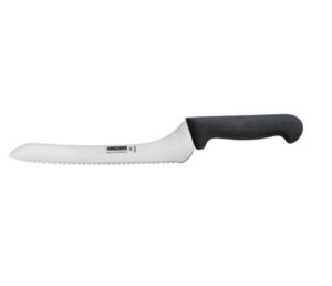 victorinox 7.6058.20 offset bread knife serrated blade in black 9-inch