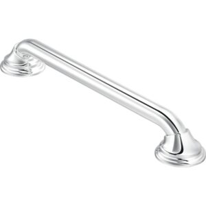 moen lr8724d3ch bathroom safety 24-inch ultima designer bathroom grab bar, chrome