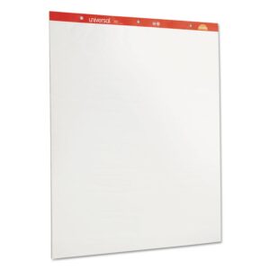 universal unv35600 27 in. x 34 in. unruled easel pads/flip charts - white (50 sheets, 2/carton)