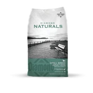 diamond naturals small breed dog real lamb recipe premium dry dog food, 6 lb