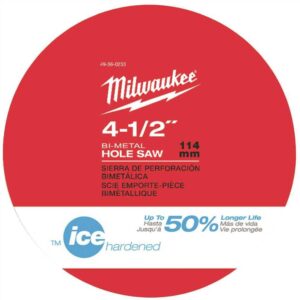 Milwaukee 49-56-0223 4-1/4-Inch Ice Hardened Hole Saw