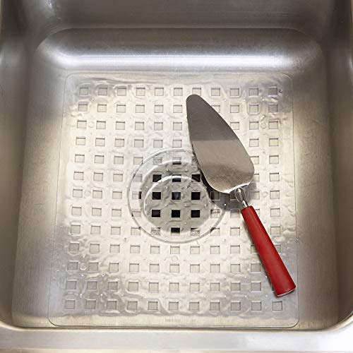 Better Houseware Sink Mat - Small Crystal Clear PVC Sink Protector by Better Housewares (Size 12 x 10.5)