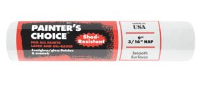 wooster brush r273-9 painter's choice roller cover, 3/16-inch nap, 9-inch