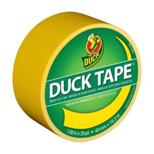 duck brand color duct tape: 1.88 in. x 15 yds. (atomic yellow)