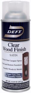 deft inc. deft 037125017132 interior clear wood finish satin lacquer with 12.25-ounce aerosol spray